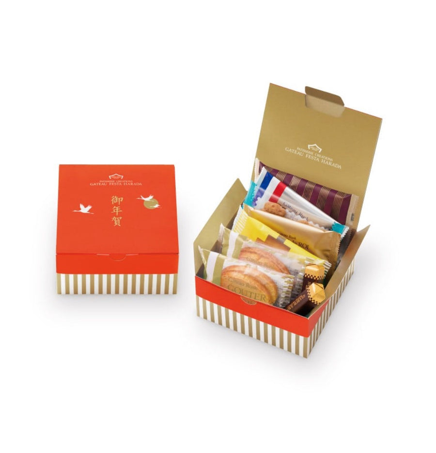 【日本新年限定】GFH 綜合燒菓禮盒 御年賀包裝｜GATEAU FESTA HARADA 哈拉達經典甜點一次到齊｜新年送禮首選
